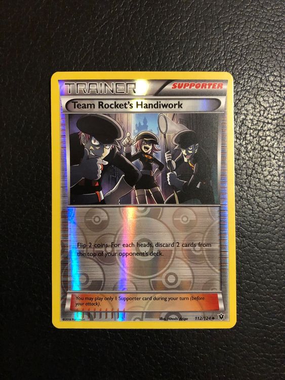 XY Fates Collide Team Rocket’s Handiwork reverse 112/124 | Kaufen auf ...