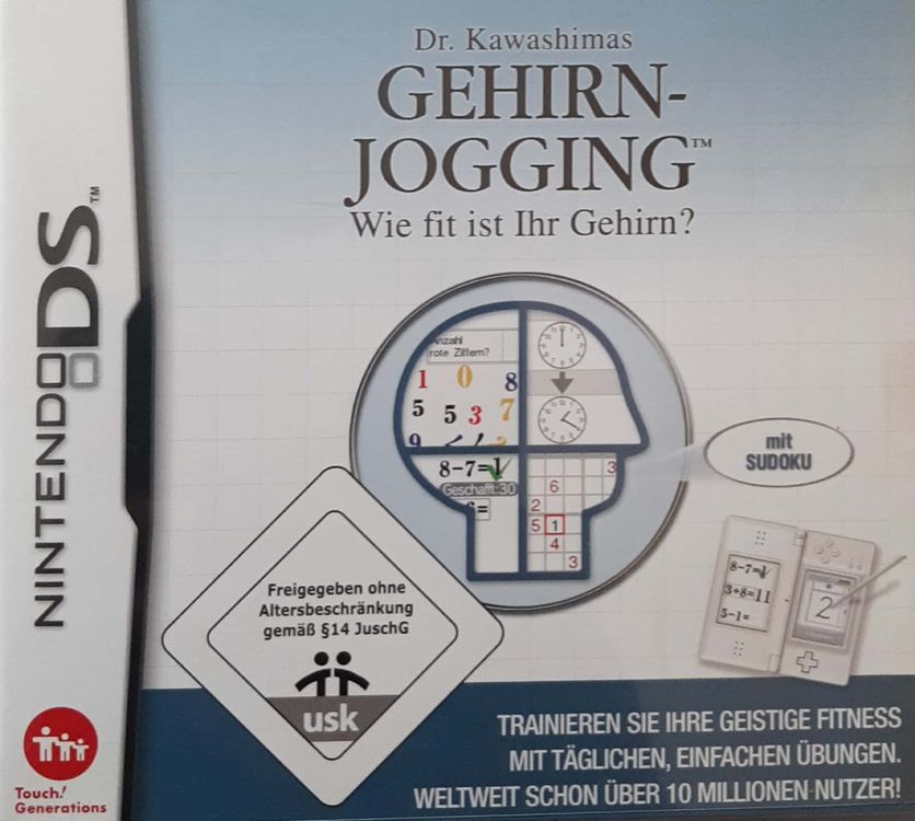 Nintendo DS Dr. Kawashimas Gehirn Jogging | Kaufen auf Ricardo Nintendo DS Dr. Kawashimas Gehirn Jogging | Kaufen auf Ricardo