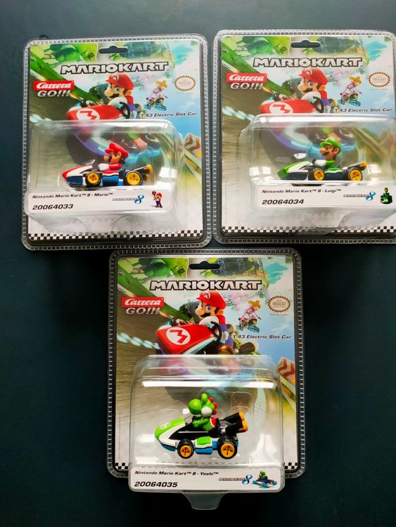 3x Carrera GO!!! Mario Kart 8 Autos neu in OVP (Neu und ...