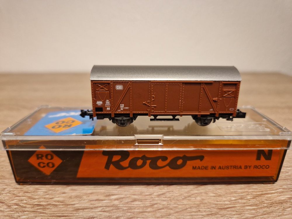Roco N 02330A Güterwagen DB OVP NEU (Neuf avec emballage d'origine) à ...