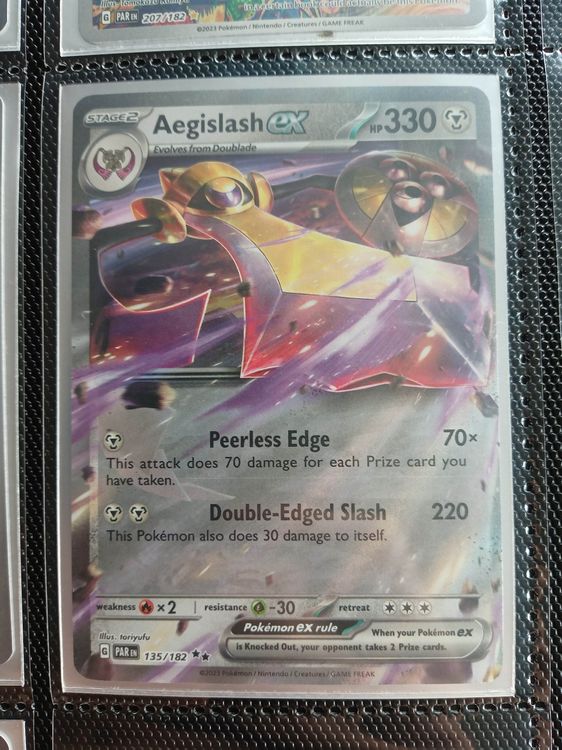 Aegislash ex - Paradox Rift Pokemon Englisch | Kaufen auf Ricardo