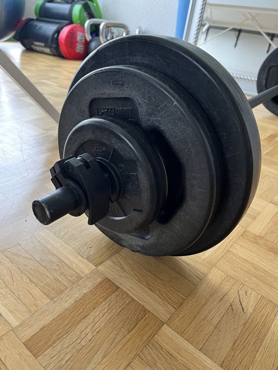 Don Oliver Body Pump Stange + Gewichte (Langhantel Set) (Gebraucht) in ...