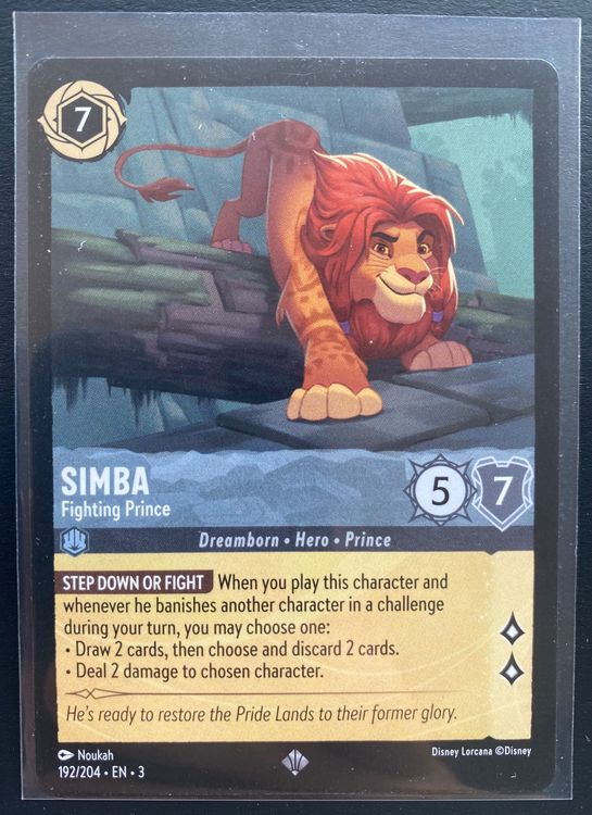 Lorcana SIMBA 192/204 EN-3 Super Rare (Usato) a Lugano per CHF 0.5 ...