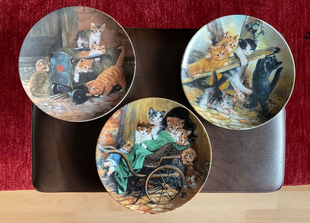 3 Sammlerteller Katzen von Wolfgang Kaiser. (Gebraucht) in Allschwil ...