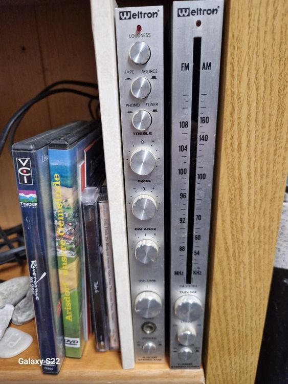 Weltron A3100 und Tuner T3000 Bücher Stereoanlage c.a 1970 (Gebraucht ...