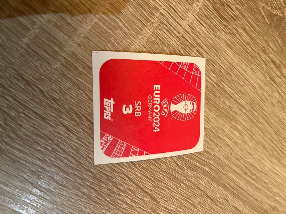 Topps Euro 2024 srb 3 topps foil selten rare | Kaufen auf Ricardo
