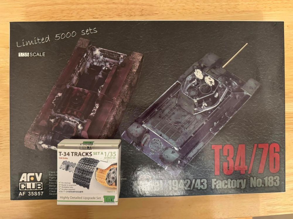 AFV T-34/76 Model 1942/43 Factory #183, T-Rex Studio tracks (Gebraucht ...
