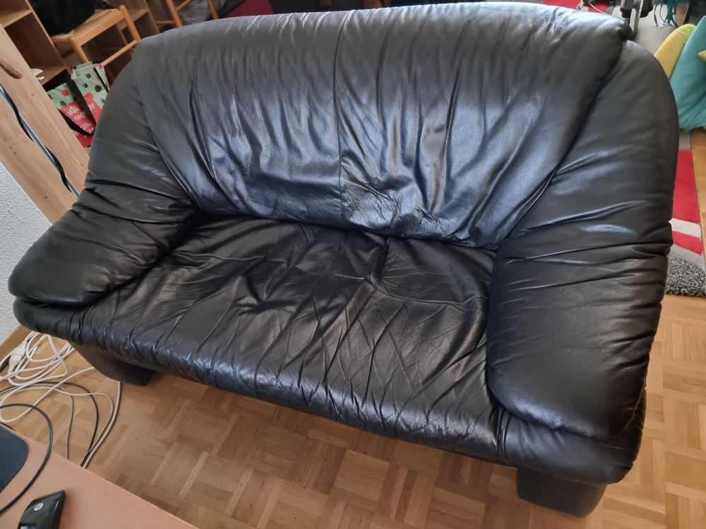 2er Leder Design Couch, Guter Zustand (Gebraucht) in Weinfelden für CHF ...