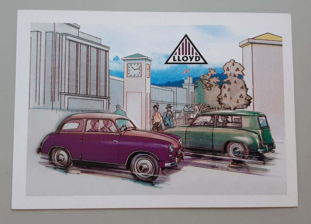 AK Oldtimer Auto LLOYD Werbung Edition TUSHITA (Gebraucht) in ...