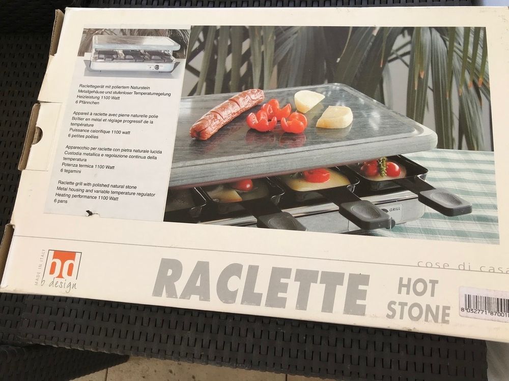 Raclette/Grill Hot Stone | Kaufen auf Ricardo