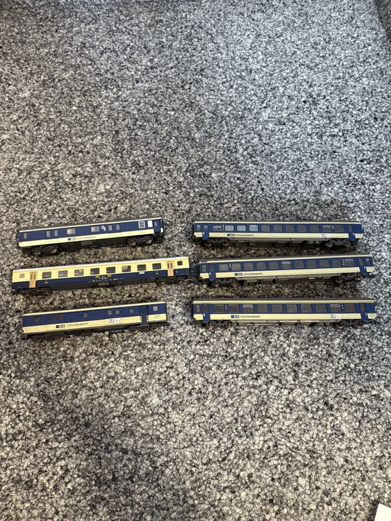 BLS 3x EW4 + 2x BLS Gepäckwagen + 1x BLS EW2 (Gebraucht) in Tuttwil für ...