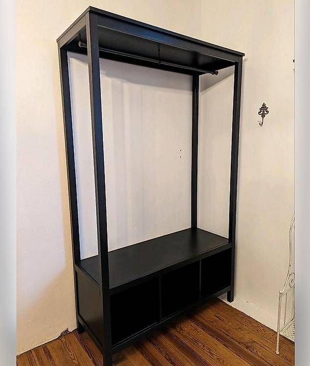 Stilvolle Garderobe Schwarz Ikea Bilder