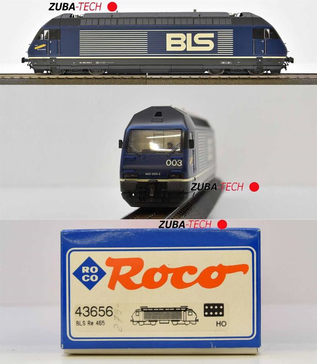 Roco 43656 E-Lok Re 465 BLS H0 GS Analog (Gebraucht) in St. Gallen für ...