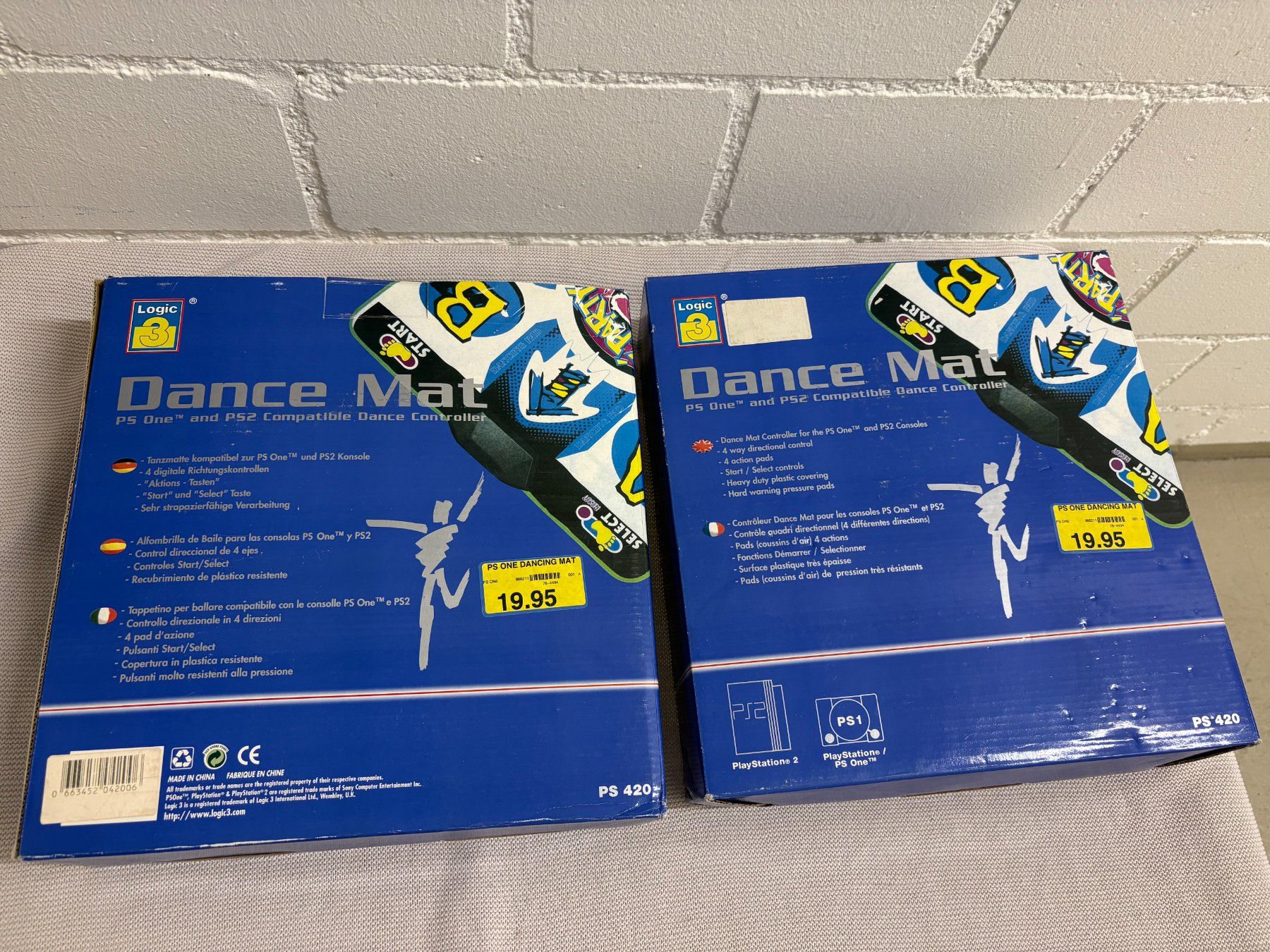 NEU 2 STÜCKE: PS1 / PS2 - Tanzmatte / Dance Mat von Logic 3 (Neu und ...