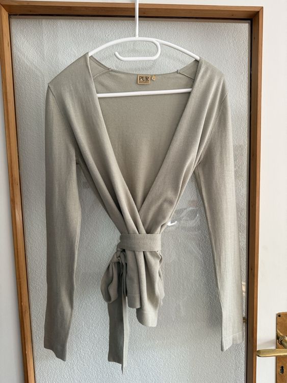 NEU PUR Strickjacke Wickeljacke Gr. S reine Baumwolle Zürich (Neu ...