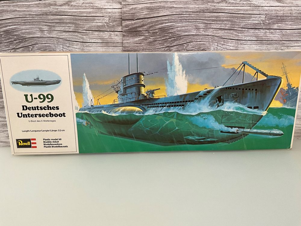 Revell Modellbausatz U Boot U99 deutsches Unterseeboot 1:125 (Gebraucht ...