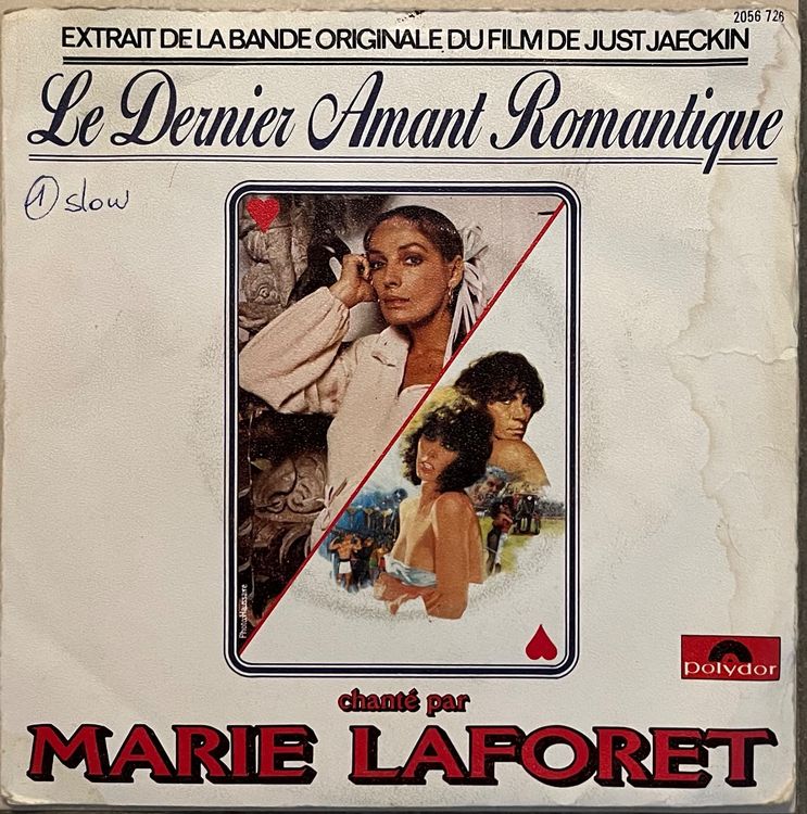 B.O. DU FILM LE DERNIER AMANT ROMANTIQUE - MARIE LAFORET (D'occasion) à ...