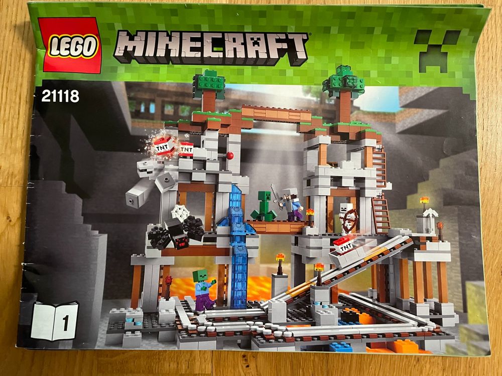 Lego Minecraft 21118, Die Mine, komplett (Gebraucht) in für CHF 79 ...