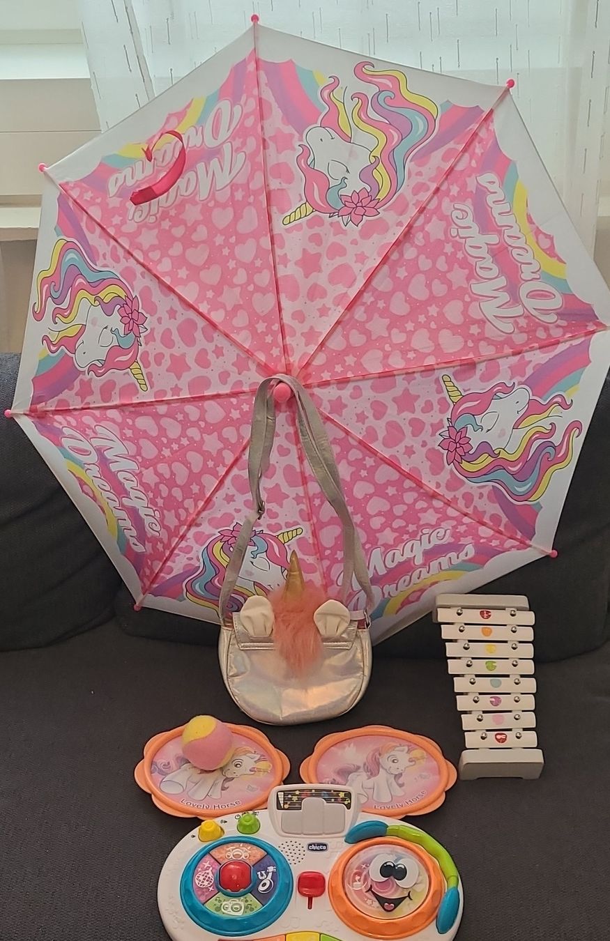 Lot enfant LICORN parapluie, sac, piano Chicco - Fille (Neuf (Voir ...