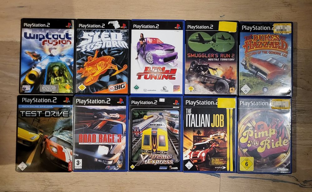 PS2 unkonventionelle Rennspiele Bundle (Gebraucht) in Hallau für CHF 26 ...