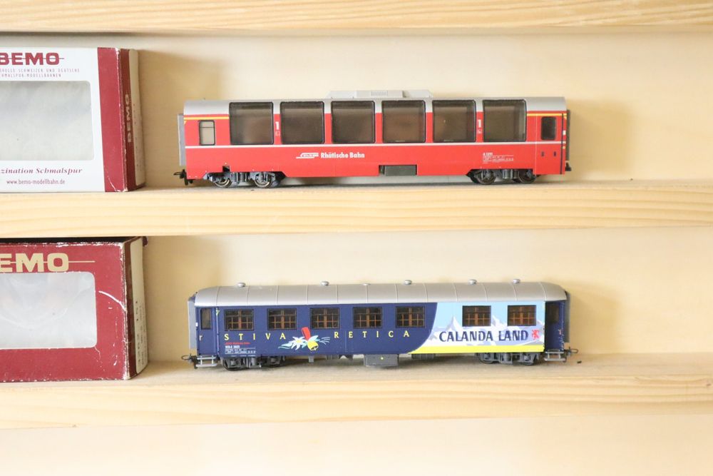 BEMO RhB Panoramawagen + Wagen Stiva Retica Calanda (Gebraucht) in Winterthur für CHF 95 – mit ...
