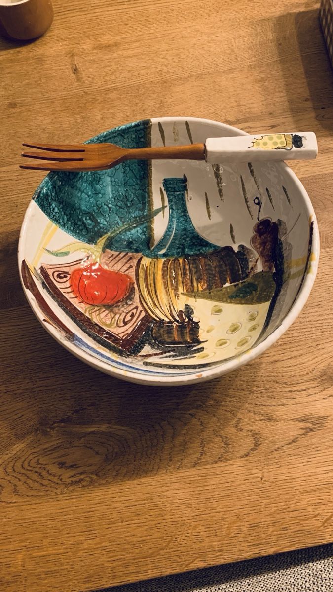 Schale für Brot z. B. zu Fondue mit Gabel (Gebraucht) in Grenchen für ...