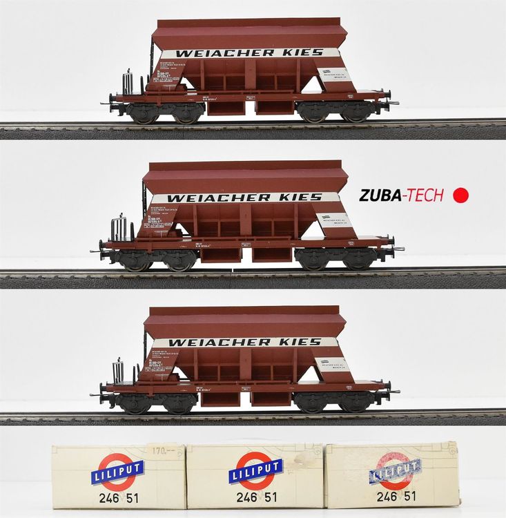 3x Liliput 24651 Kieswagen SBB H0 GS OVP (Gebraucht) in St. Gallen für CHF 71.5 – mit Lieferung ...