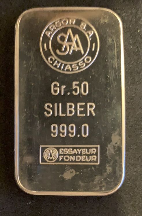50g Fein Silber Barre Argor (Gebraucht) in Köniz für CHF 56 – mit ...