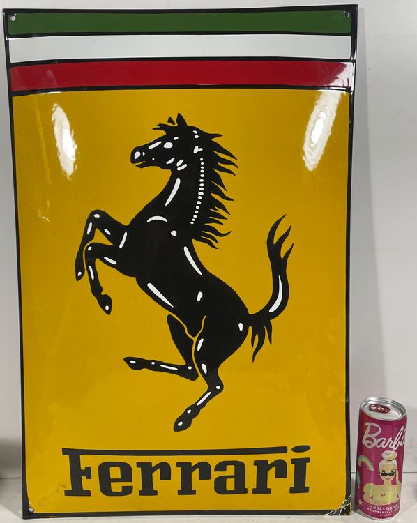 Grosse Ferrari Email Schild (Gebraucht) in Root für CHF 109 – nur ...