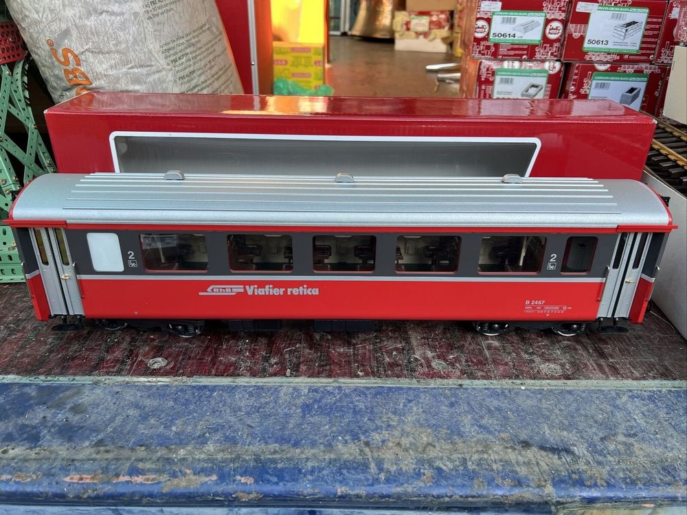 LGB: RhB Zweitklasswagen Bernina B 2467 in OVP (Gebraucht) in Richterswil für CHF 250 – mit ...