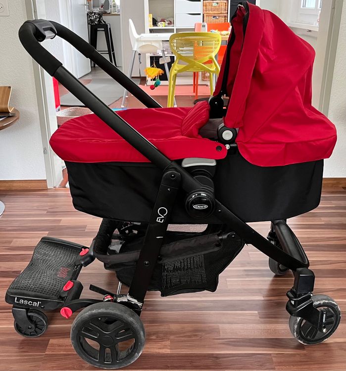 Graco Evo Trio Kinderwagen + Autositz (Gebraucht) in Gattikon für CHF 1 – nur Abholung auf ...