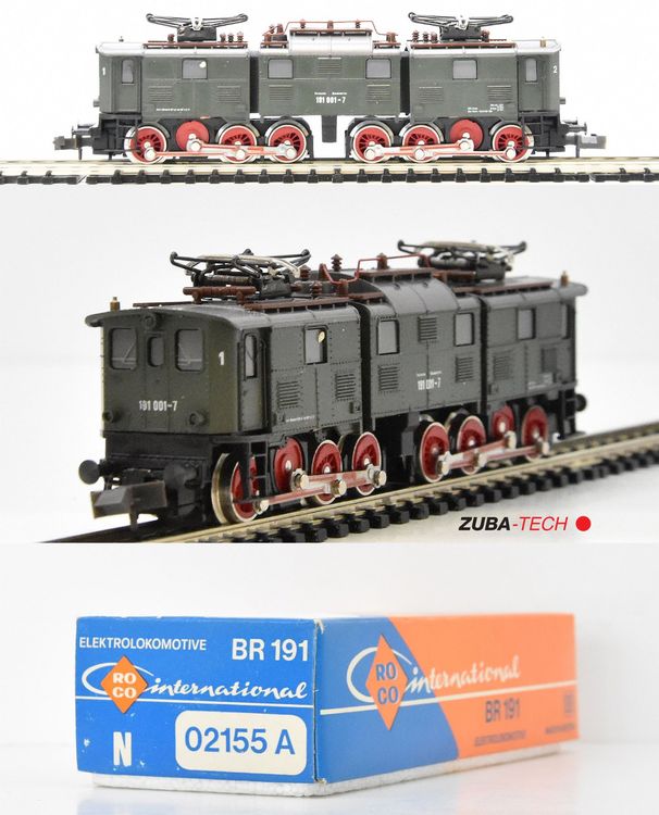 Roco 02155A E-Lok BR 191 DB Spur N GS Analog mit OVP (Gebraucht) in St. Gallen für CHF 51 – mit ...