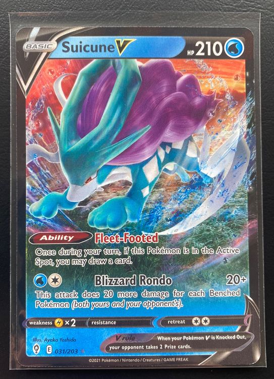 Suicune V 031/203 - Evolving Skies | Kaufen auf Ricardo