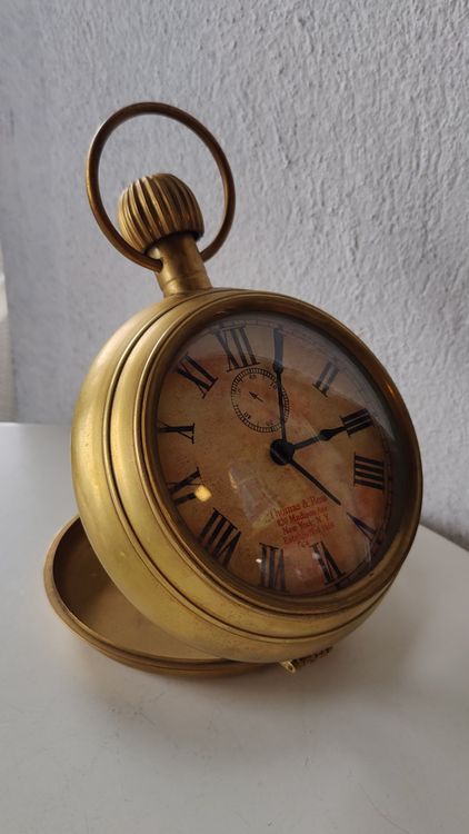 Retro Tascheuhr Wecker, Stil Thomas&Ross NY, (V) (Gebraucht) in Aarau ...