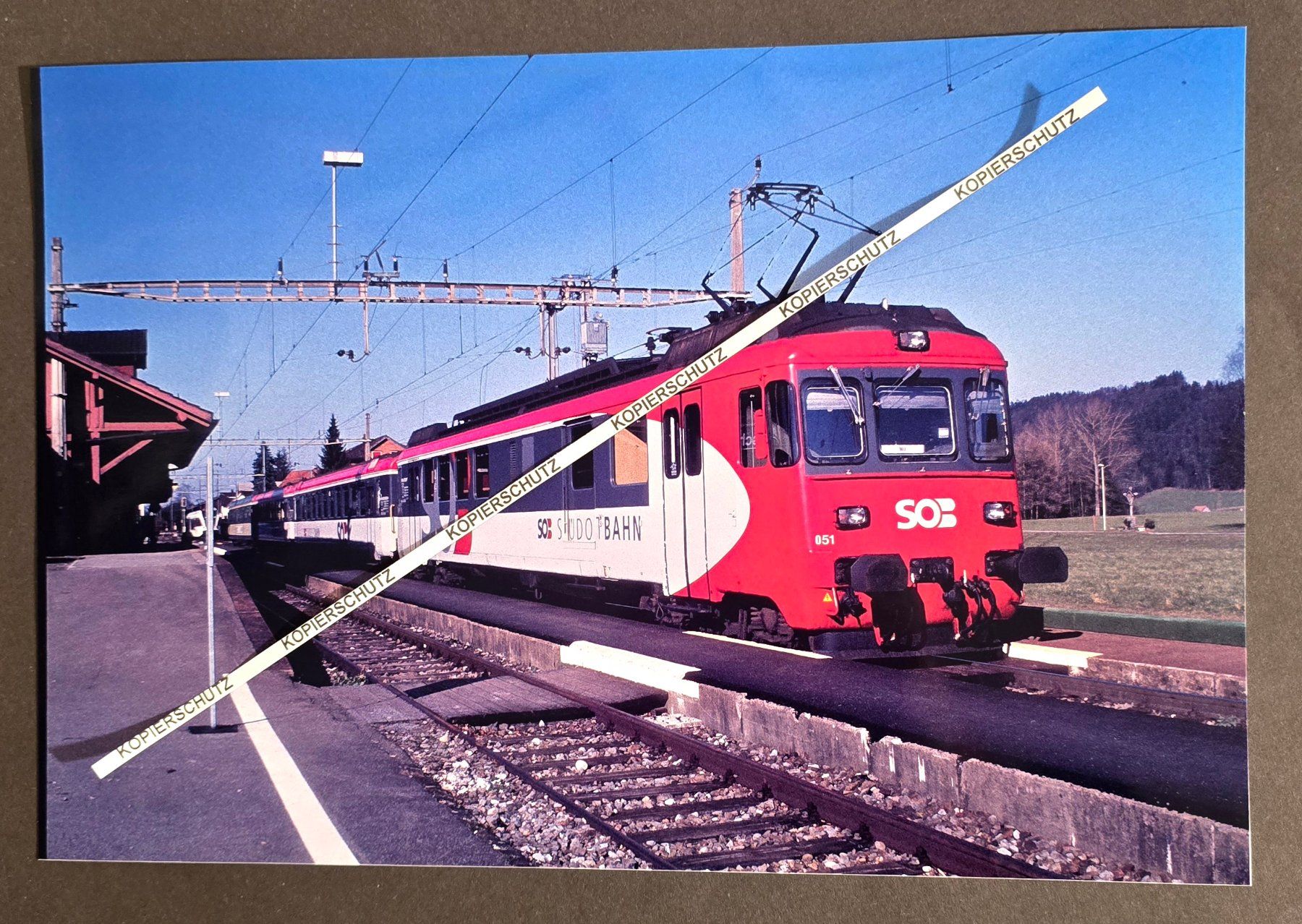 SOB - PHOTO 30 x 20 cm - TRIEBWAGEN - Nr. 051 (D'occasion) à Biel/Bienne pour CHF 7 – avec ...