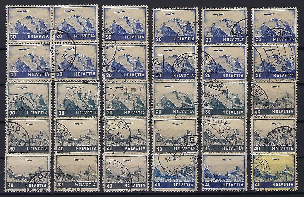 Tolle Steckkarte mit Flugpost Marken | Kaufen auf Ricardo