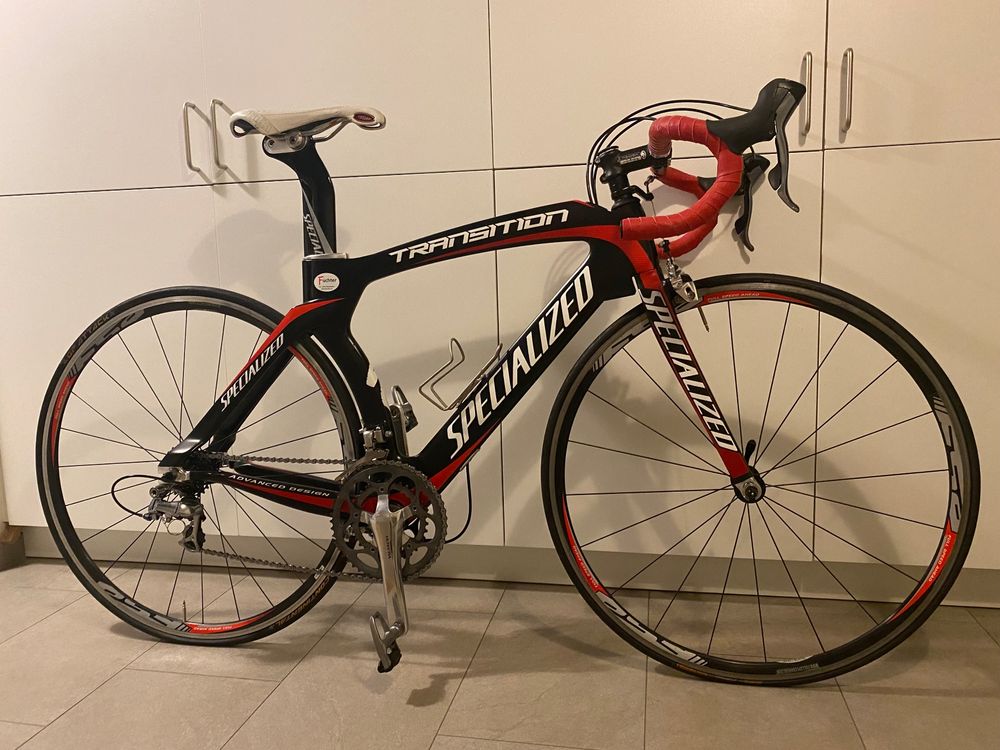 Velo Specialized Transition Pro Schwarz-Rot (Gebraucht) in Therwil für ...
