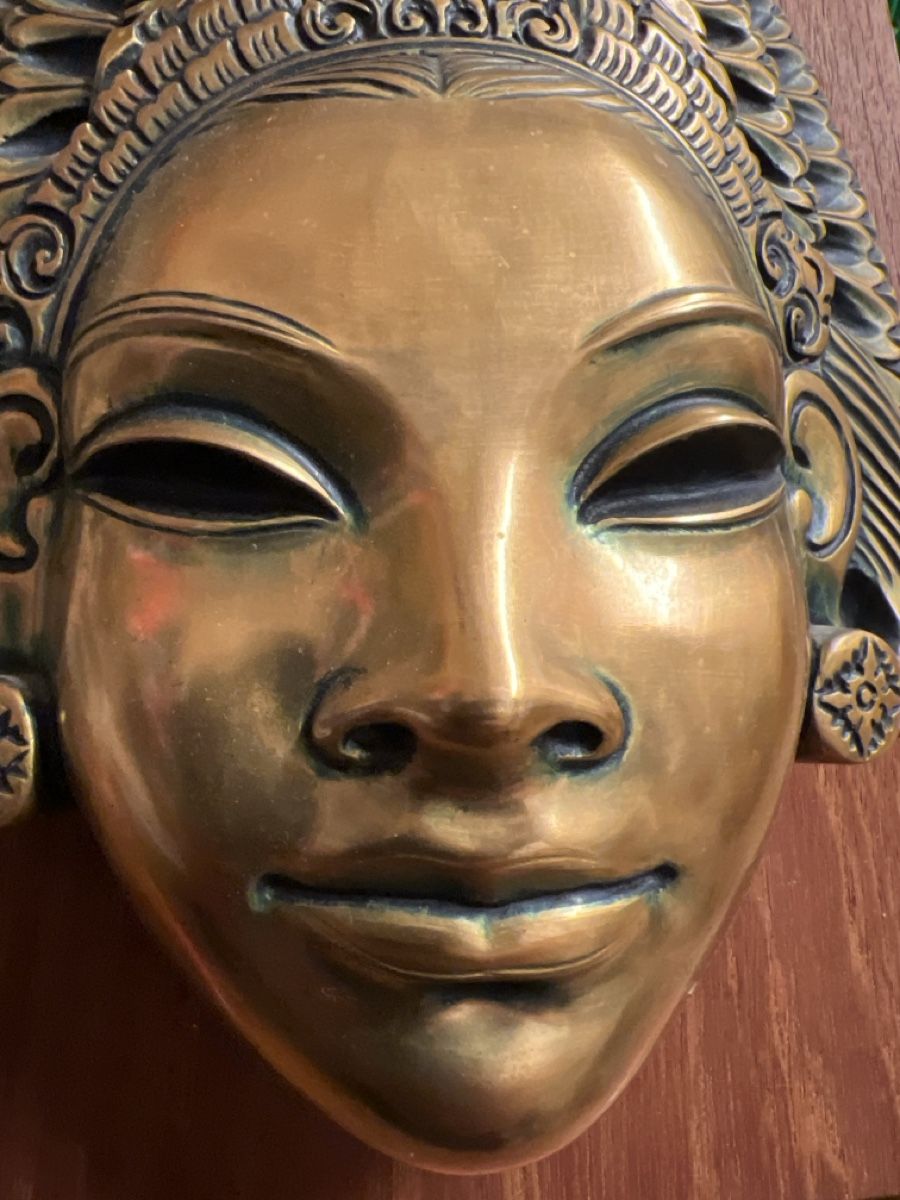 Asiatische Maske Wanddeko im Ethno-Look(Q) (Gebraucht) in Rorschach für ...