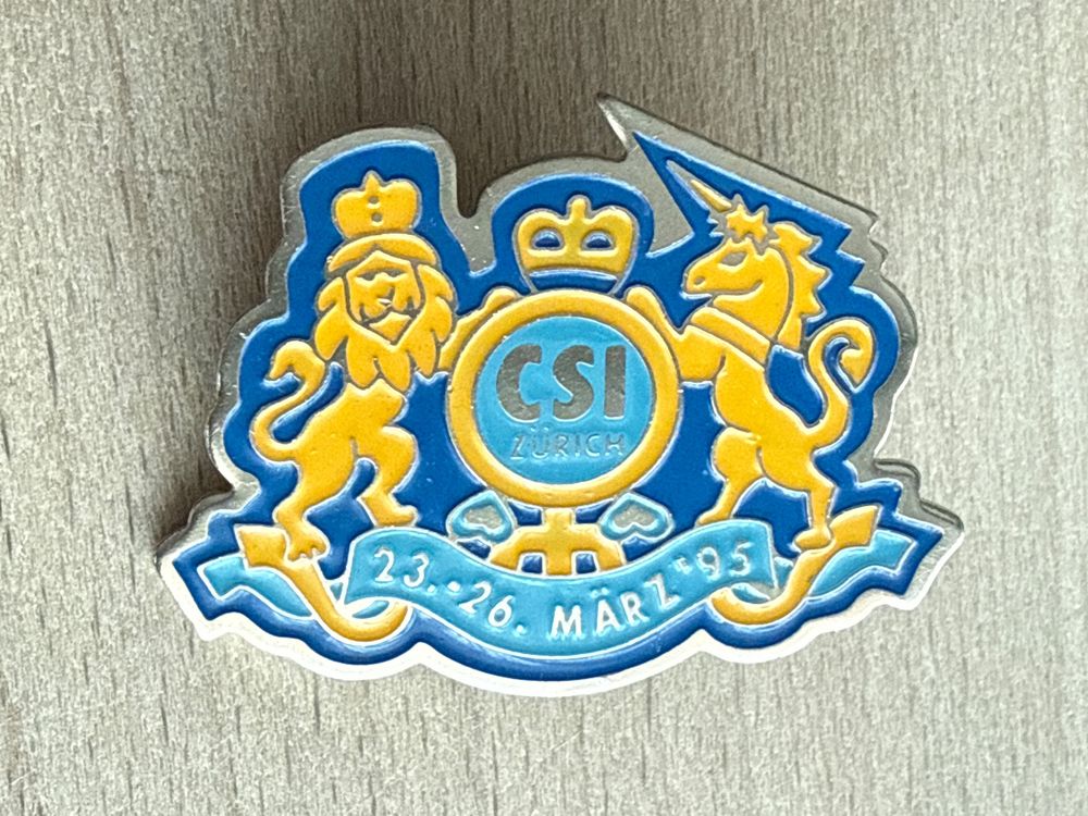 Pin CSI Zürich März’95 | Kaufen auf Ricardo