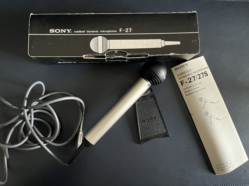 SONY cardioid dynamic microphone F-27 (Gebraucht) in Egnach für CHF 1 ...