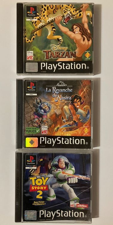Lot de 3 jeux Disney pour PS1 (Gebraucht) in Ecublens VD für CHF 20 ...