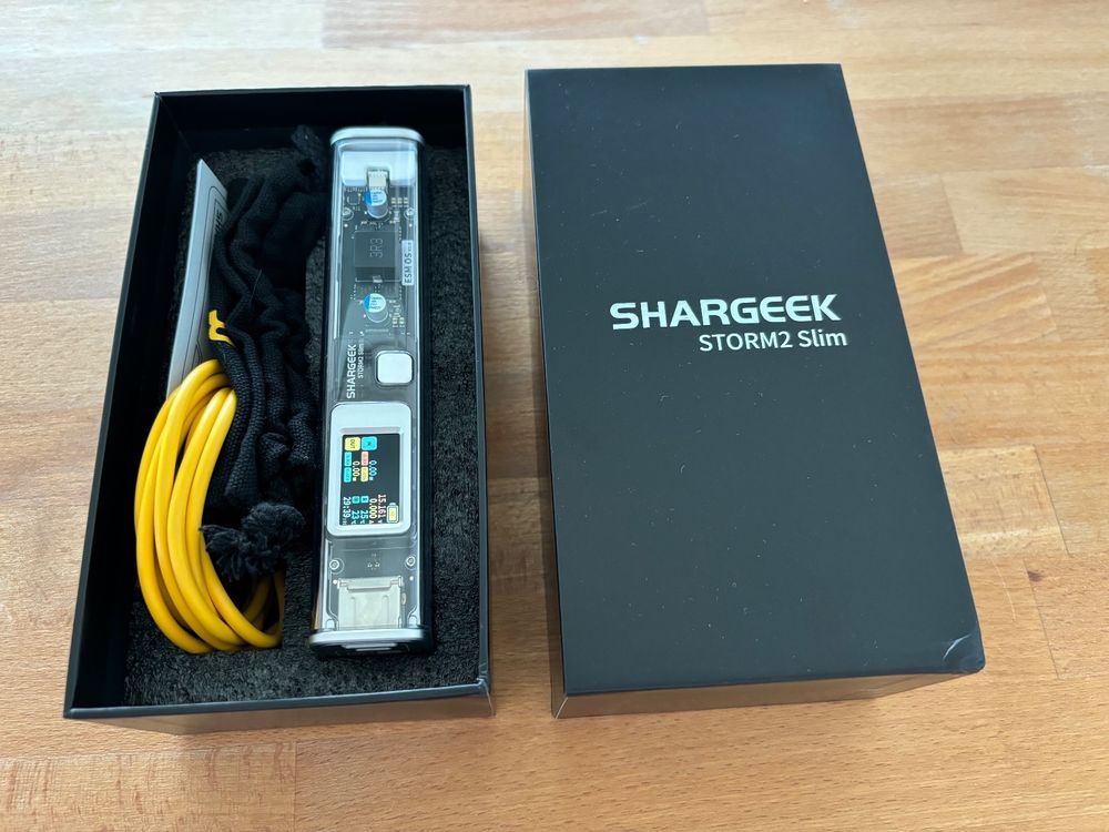 Shargeek Storm2 Slim (20000 mAh, 130 W) zu verkaufen (Gebraucht) in Wil ...