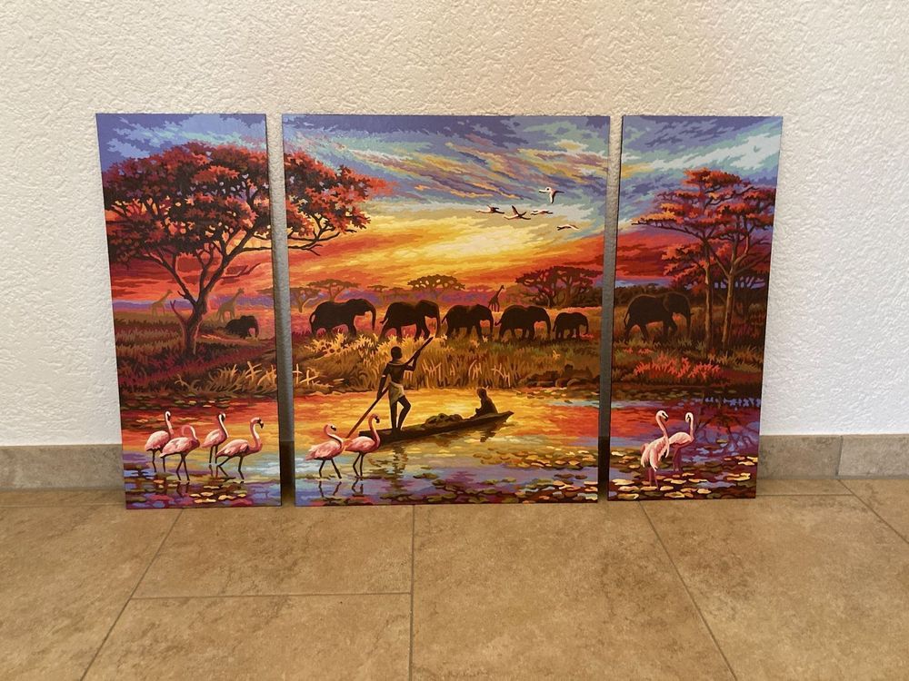 Bild "Afrika-Zauber eines Kontinents", Malen nach Zahlen (Neu (gemäss Beschreibung)) in ...