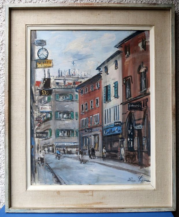 Hans Soppera (1900-1963), grosses Ölgemälde Zürich | Kaufen auf Ricardo