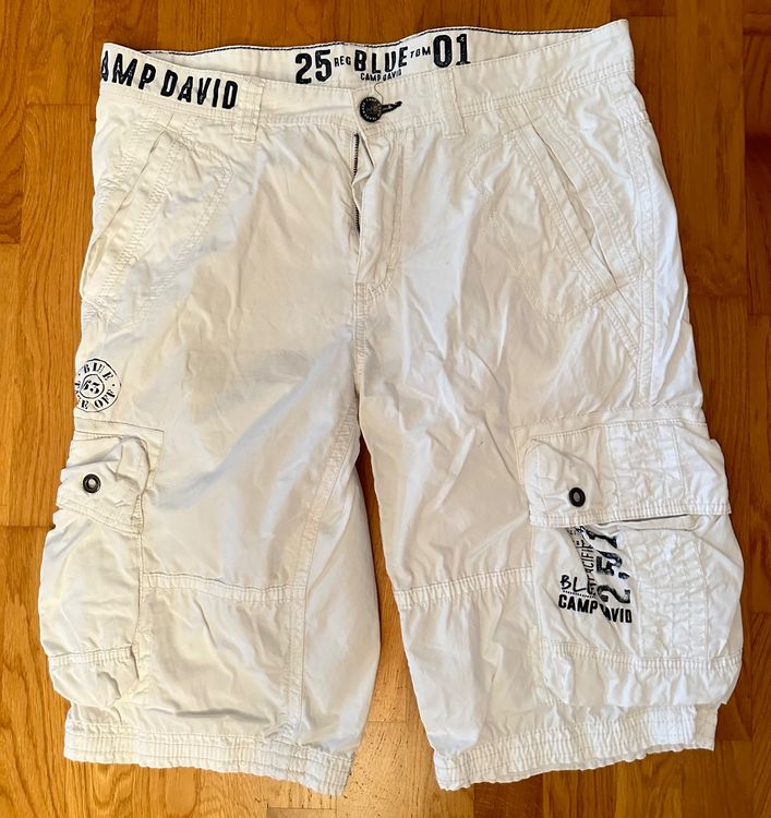 Camp David Hose Herren Männer Shorts Bermuda L weiss (Gebraucht) in Sursee für CHF 29.95 – mit ...