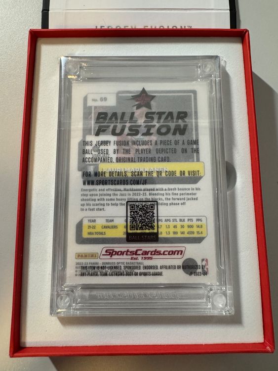 Lauri Markkanen Jersey Fusion Card - Selten! 🏀🔥 TOP! (Gebraucht) in ...