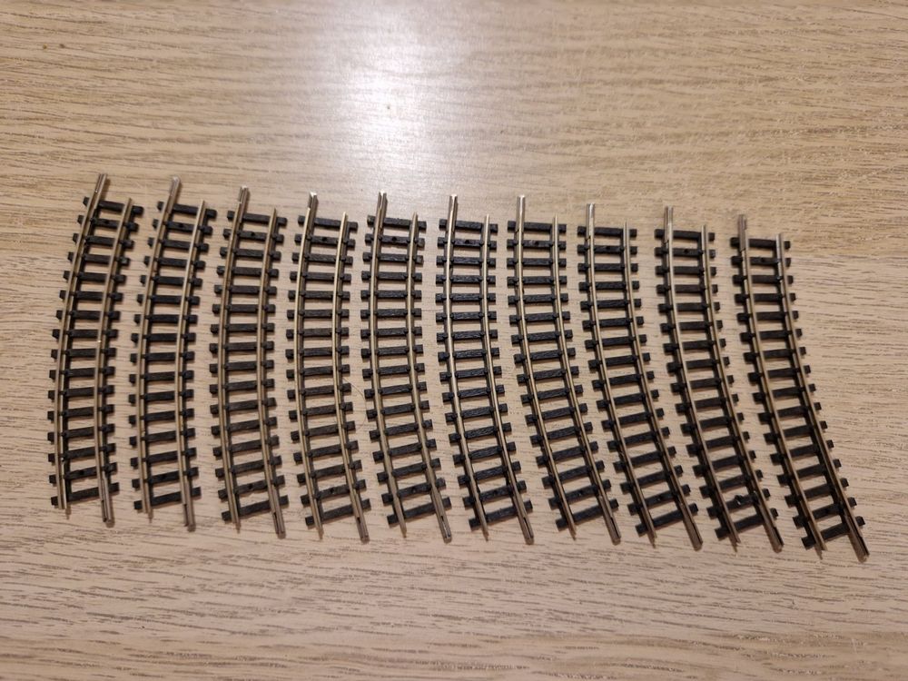 Minitrix 10 x 4914 gebogenes gleis N | Kaufen auf Ricardo