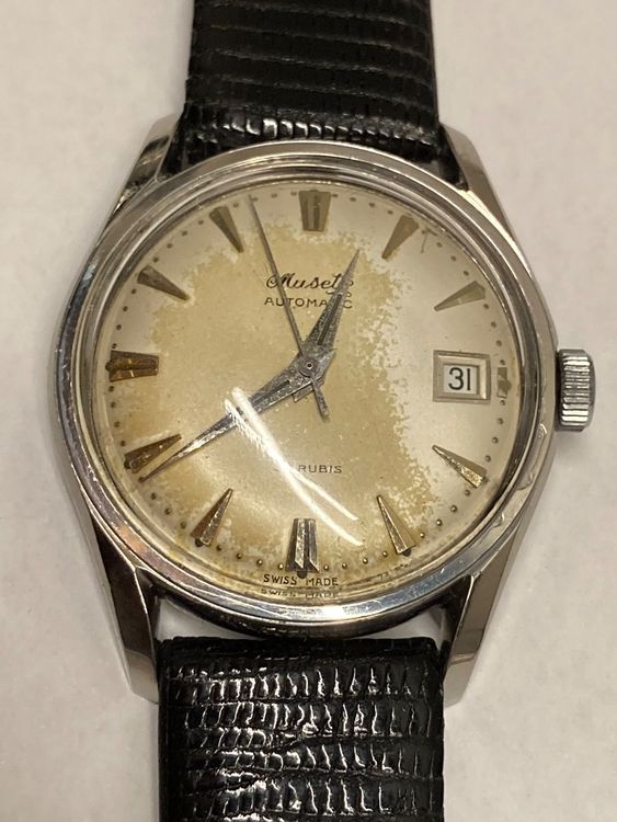 Musette Vintage Uhr Automatic 34 mm | Kaufen auf Ricardo