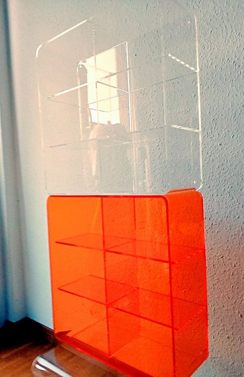 Two Acrylic DVD/CD Rack With 6 Shelves or Compartments | Kaufen auf Ricardo