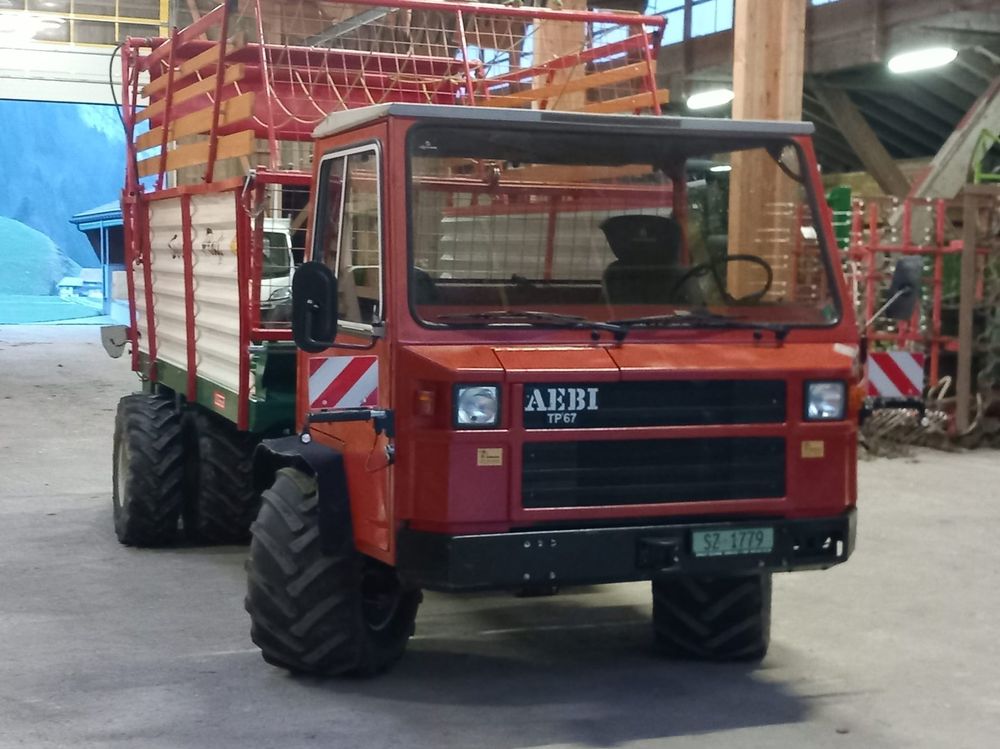 Transporter Aebi TP 67 mit Ladegerät Lüönd Swiss Profi | Kaufen auf Ricardo